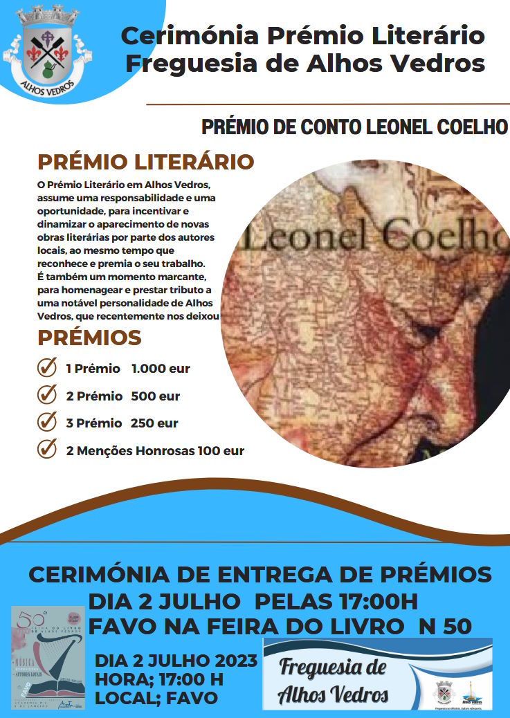 Cerimónia Prémio Literário
